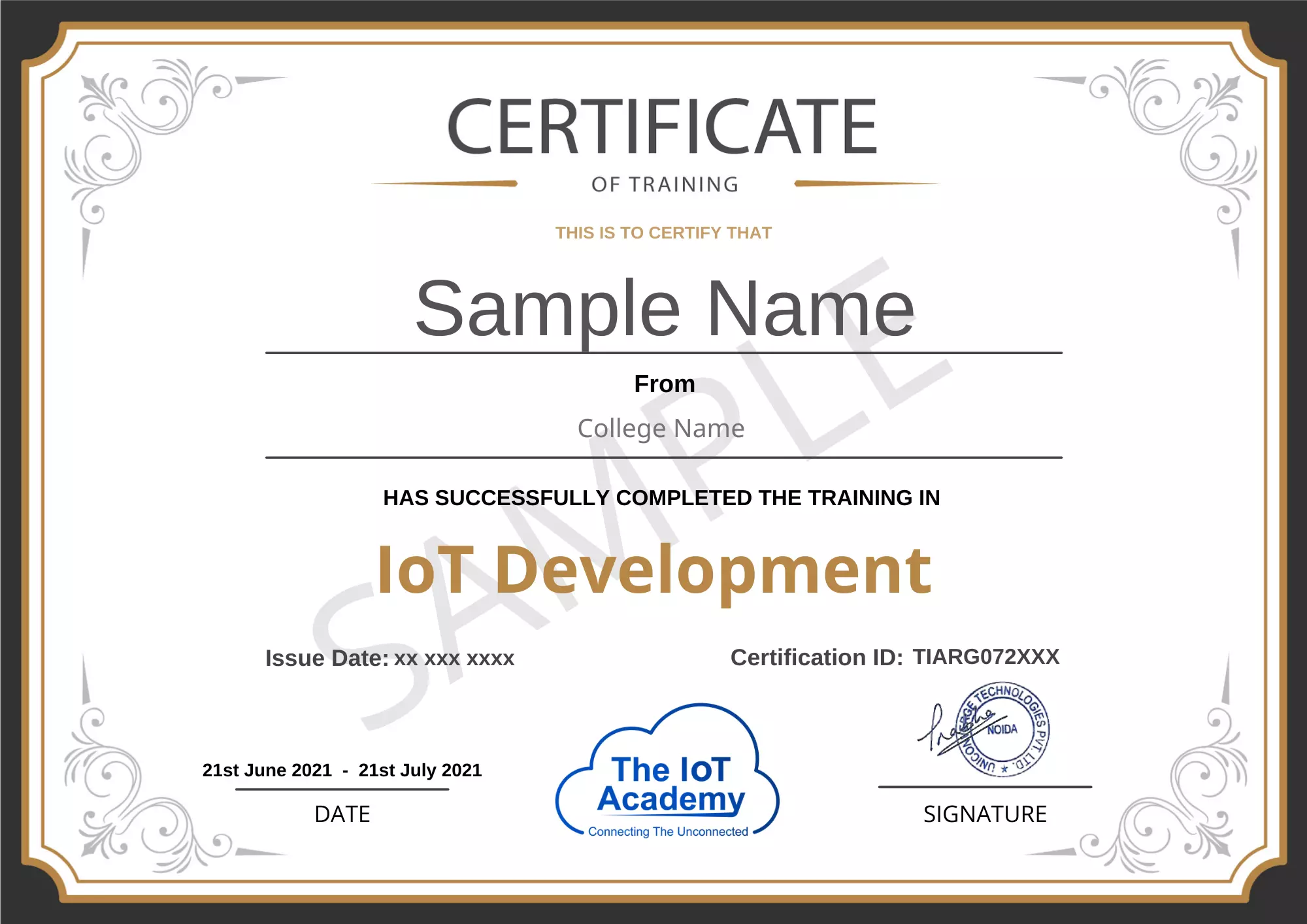 45 Days Iot Training Institute In Noida Training Center In Noida The Iot Academy