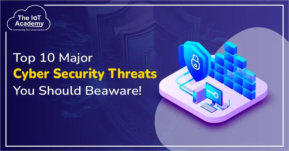 Top 10 Cyber Security Threats You Should Be Aware | The IoT Academy